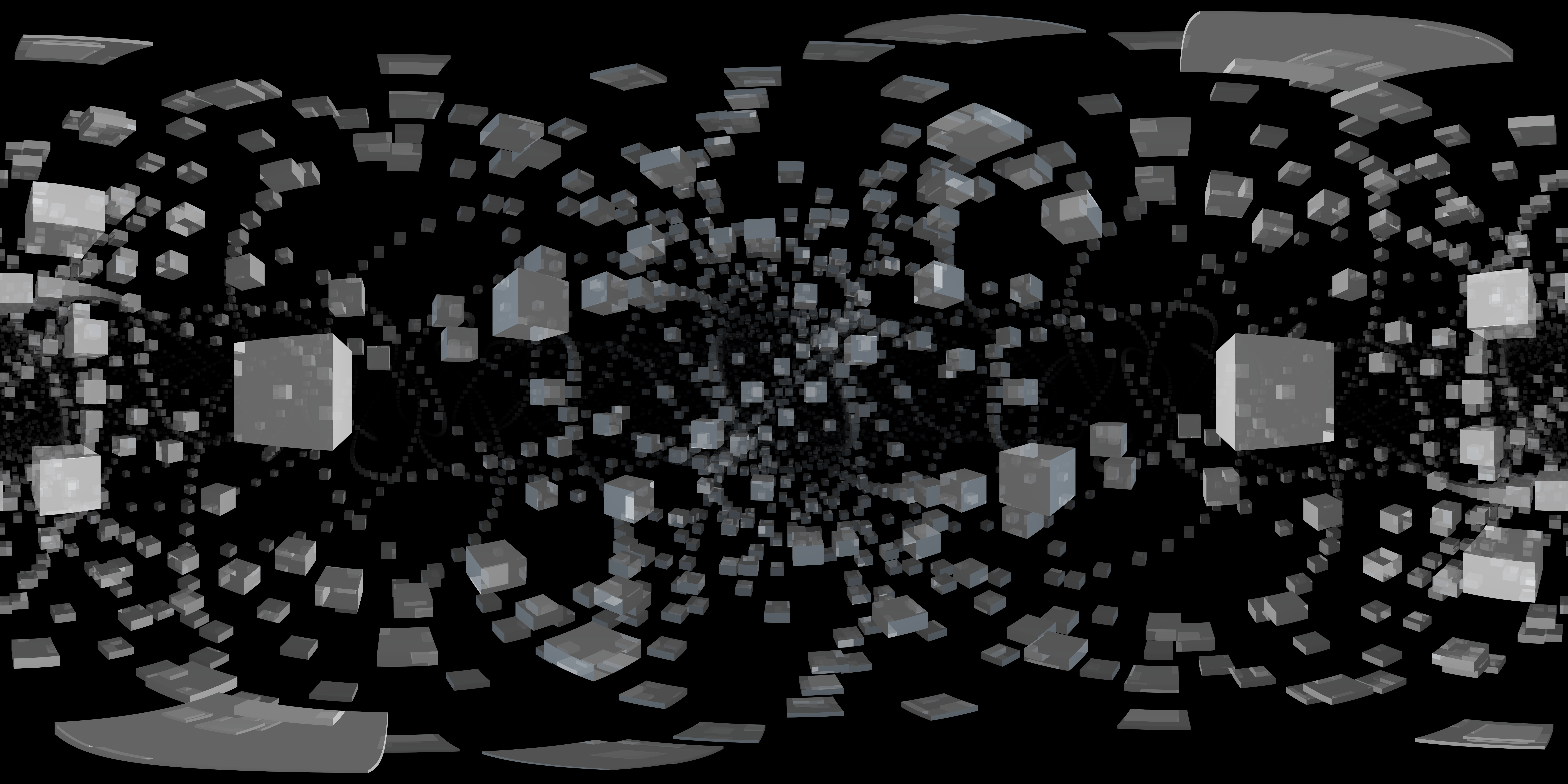 Equirectangular Rendering in POV-Ray | phong